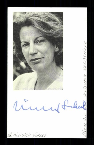 Mildred Scheel 1931-1985 Gründerin der Deutschen Krebshilfe Original ...