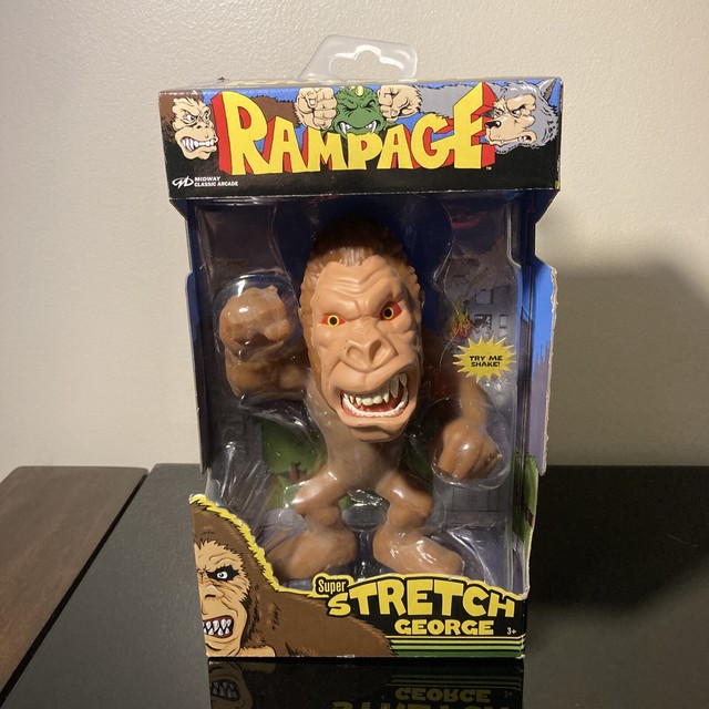 Rampage Super Stretch George Toy Figure 10 Unique Sounds Lanard Toys ...