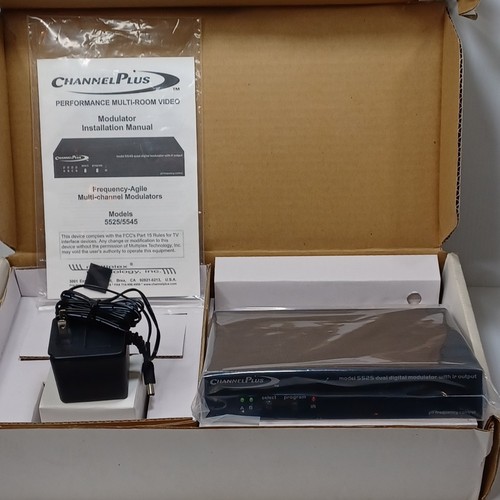 Channel Plus Performance Multi-Room Video Model 5525 2 Channel Digital ...