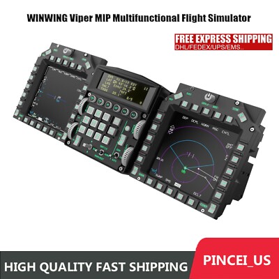 WINWING Viper MIP Flight Simulator Control Panel MFD+USB3.0 Display+F ...