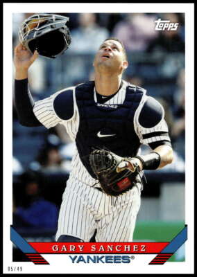 Gary Sanchez 2019 Topps Archives 5x7 #224 5/49 Yankees | eBay