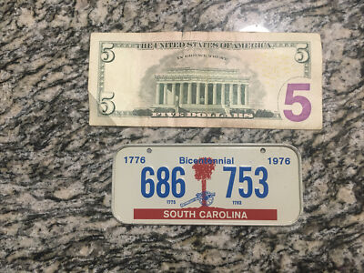 Cereal Box Mini License Plate South Carolina (1976) | eBay