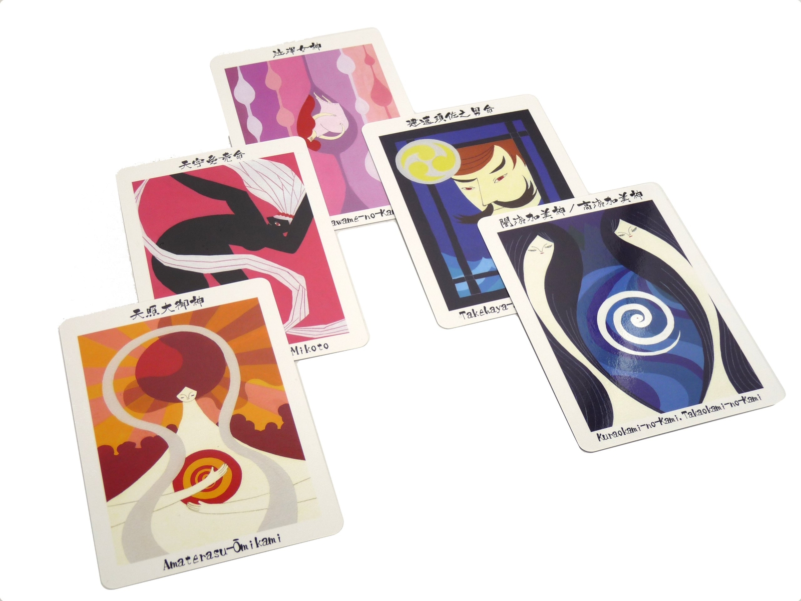 Gods and Goddesses of Japan Oracle Cards 48pcs Talot Card English ...