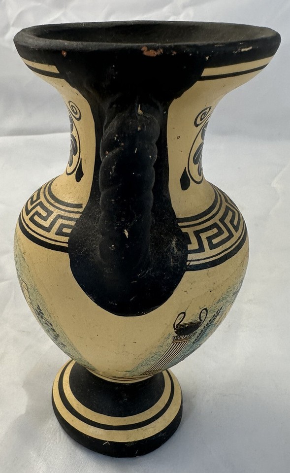 Greek Goddess Fire Greek Design Pottery Vase Greece Twin Handle Vase ...