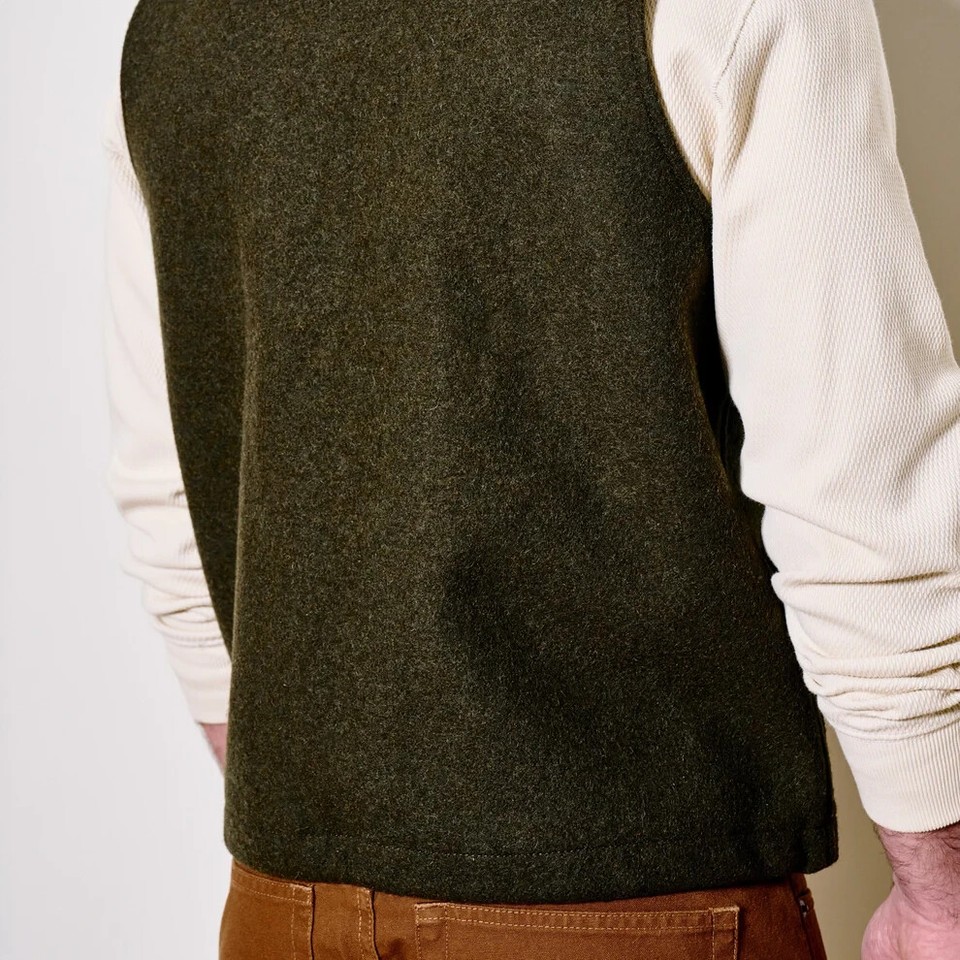 Filson Wool Vest Liner - XXL - 11010033 MADE IN USA Forest Green ...