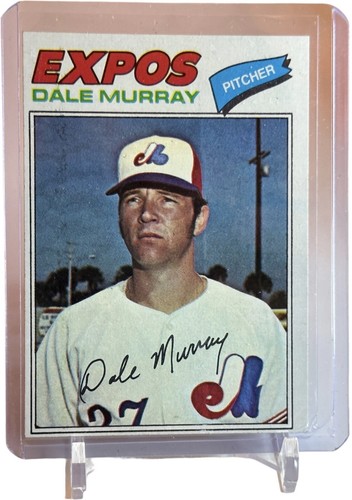 1977 Topps Dale Murray Expos Baseball Trading Card #252 W/Top Loader | eBay