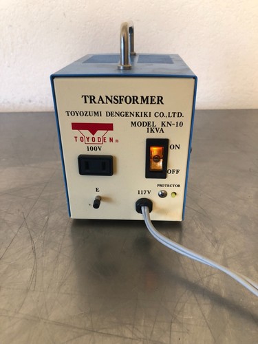 Toyozumi Dengenkiki Transformer Model KN-10 100V Output | eBay