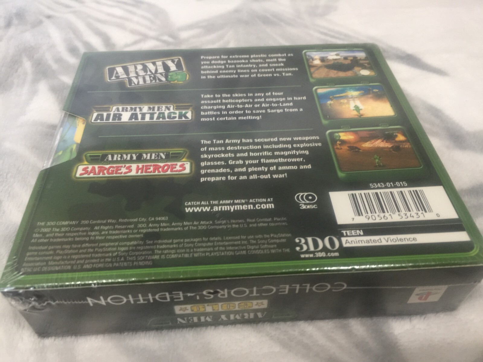 Army Men: Gold -- Collectors' Edition (Sony PlayStation 1, 2002) PS1 ...
