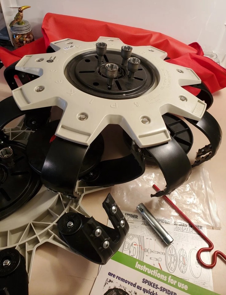 SPIKES-SPIDER Winter Snow Tire Traction Assist Device MODEL 92.021 Made ...