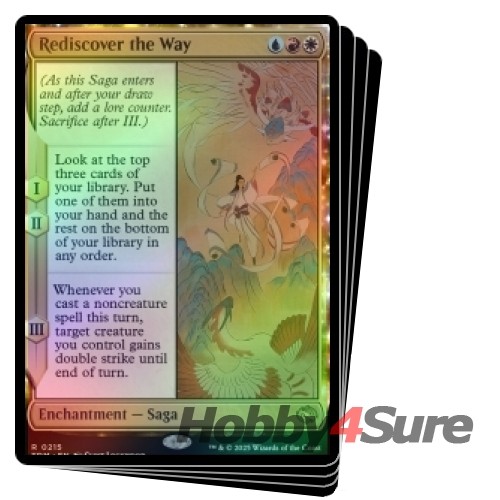 Foil Rediscover The Way X4 M/NM Magic: The Gathering MTG Tarkir ...