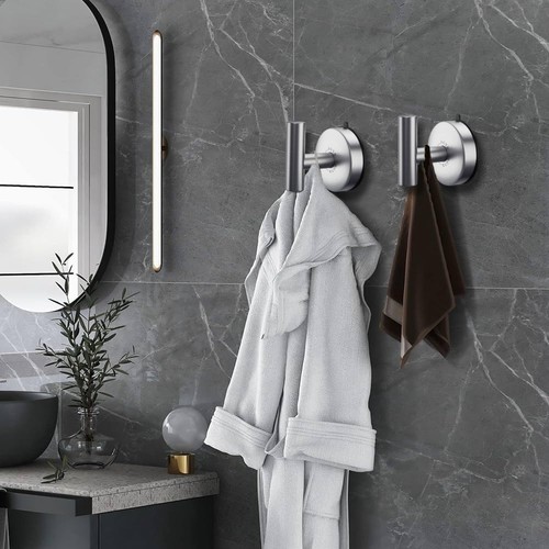 DGYB Large Suction Cup Hooks for Shower Set of 2 Brushed Nickel | eBay