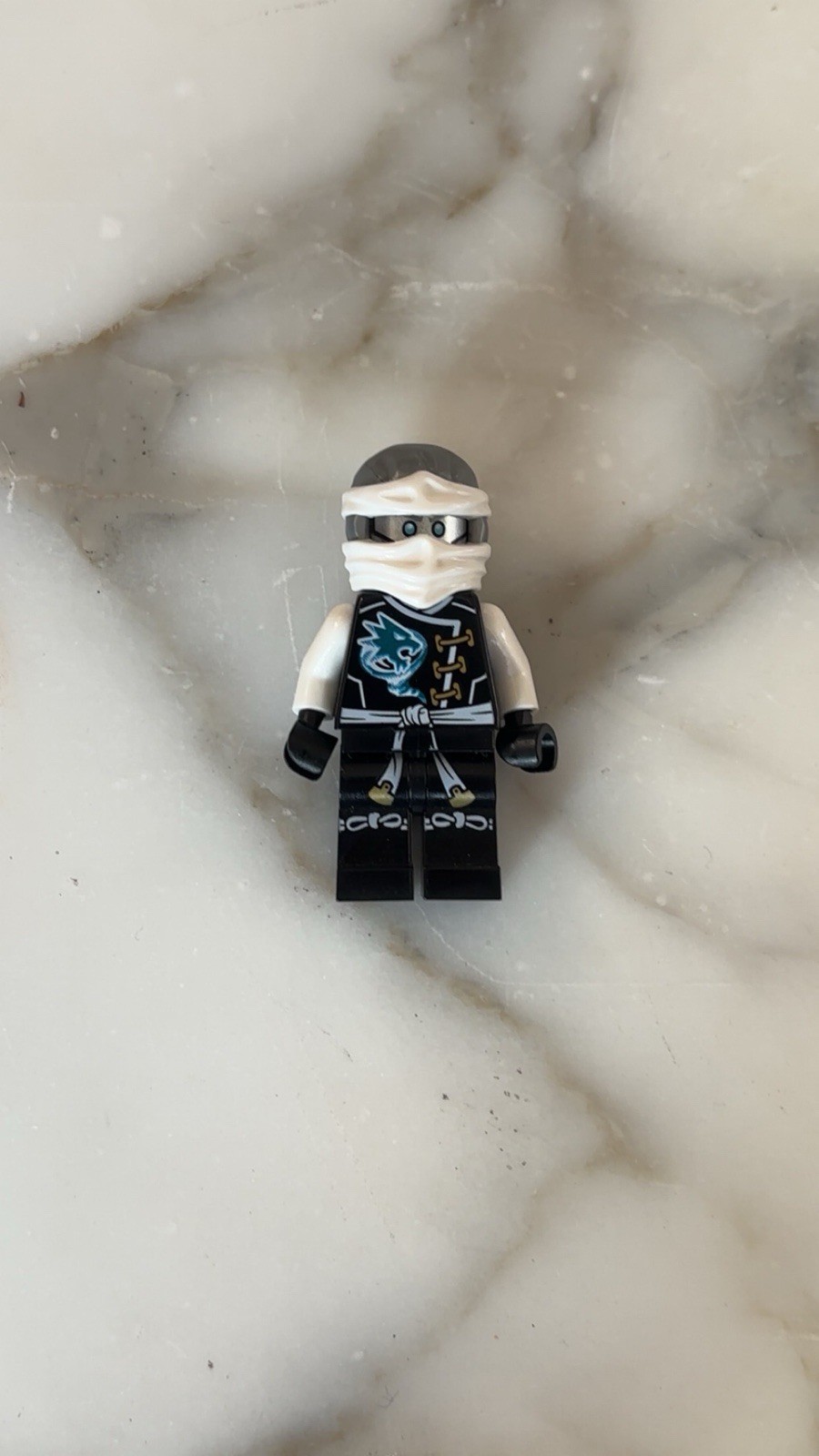 Authentic LEGO Ninjago Skybound Zane Minifigure 70603 White Ice Ninja ...