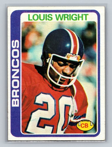 Louis Wright 1978 Topps RC Rookie #420 Denver Broncos | eBay