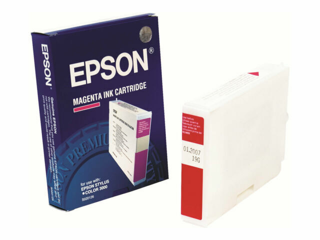 Epson Stylus Color 3000 Magenta Ink Cartridge S020126 for sale online ...