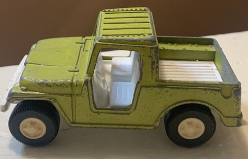 Vintage Yellow Green Metal Tootsie Toy Willys Jeep 1969 LG | eBay