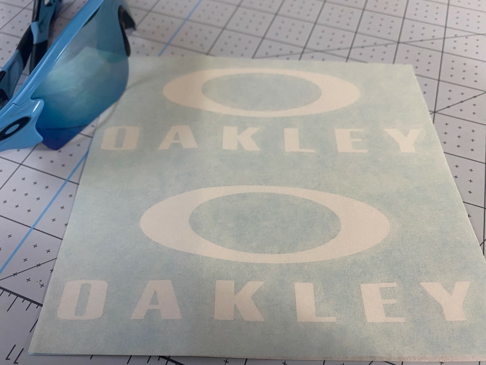 Set of 2 6" Oakley Sticker Track Decals Motorcycle Motocross MX ATV CAR ...