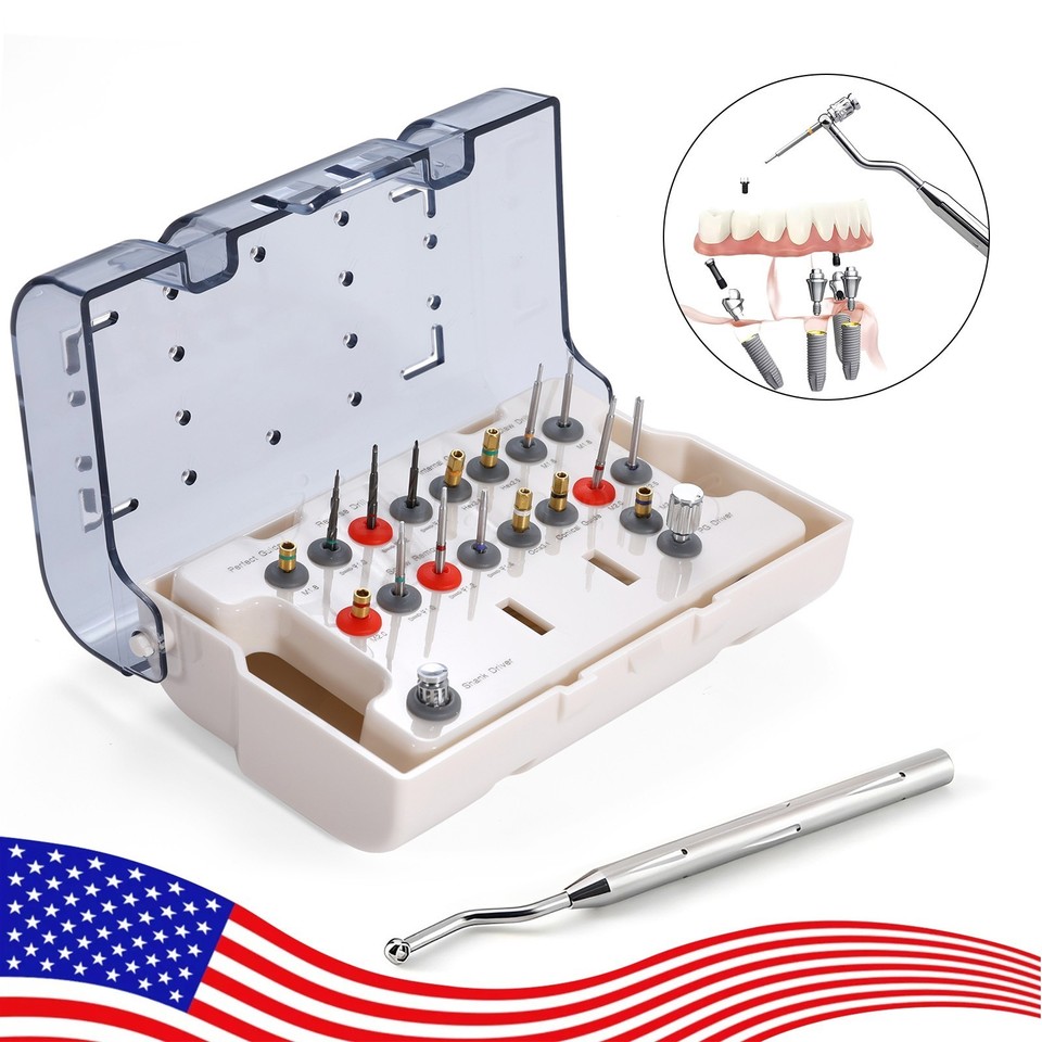 Dental Implant Fixture Fractured Universal Screw Removal Kit Remover ...