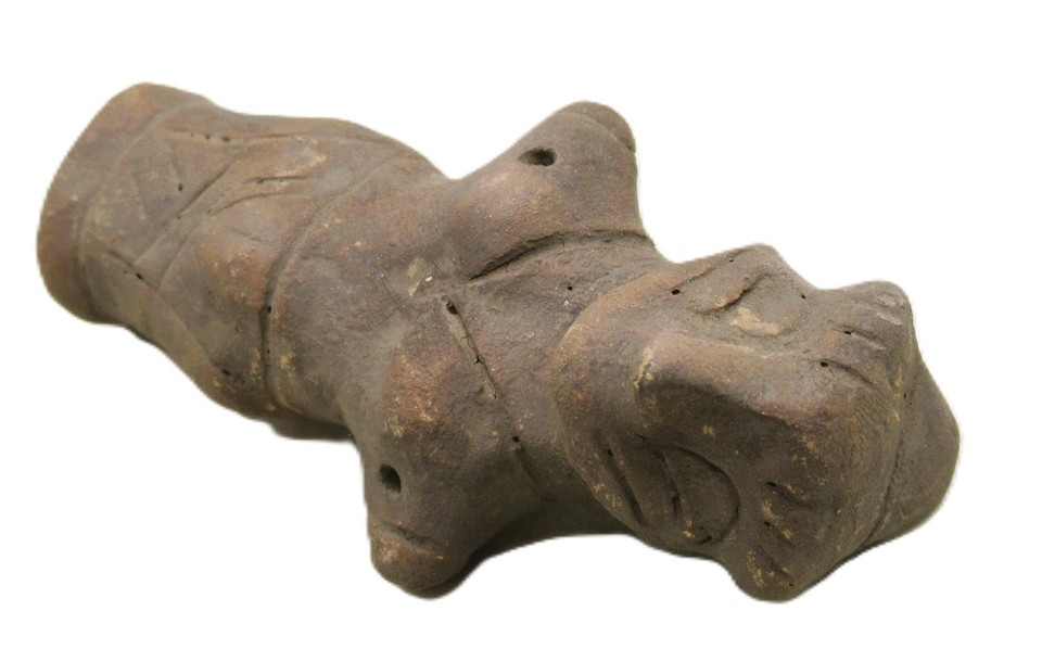 ANCIENT VINCA NEOLITHIC STONE CARVED STATUETTE ALIEN-LIKE FIGURINE ...