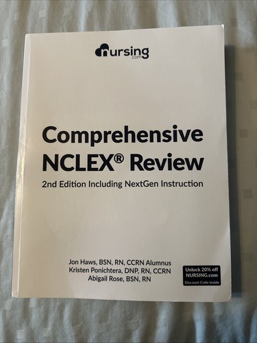 NURSING.com Comprehensive NCLEX® Review Book Includes NextGen Content ...