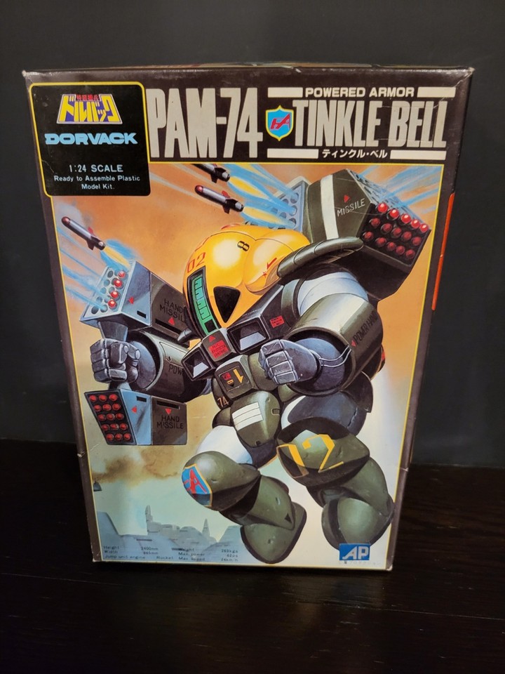 PAM-74 Tinkle Bell Powered Armor 1:24 Scale Model Kit DORVACK AP Unused ...