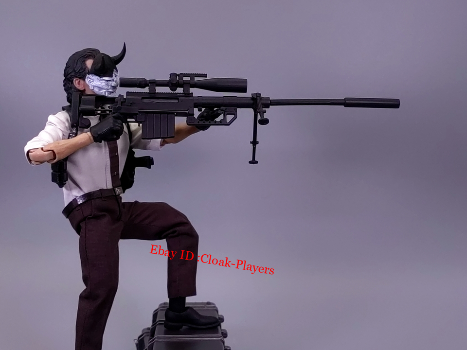 1/12 Scale M200 Long Gun Model For 6"Action Figure Scene Props ...