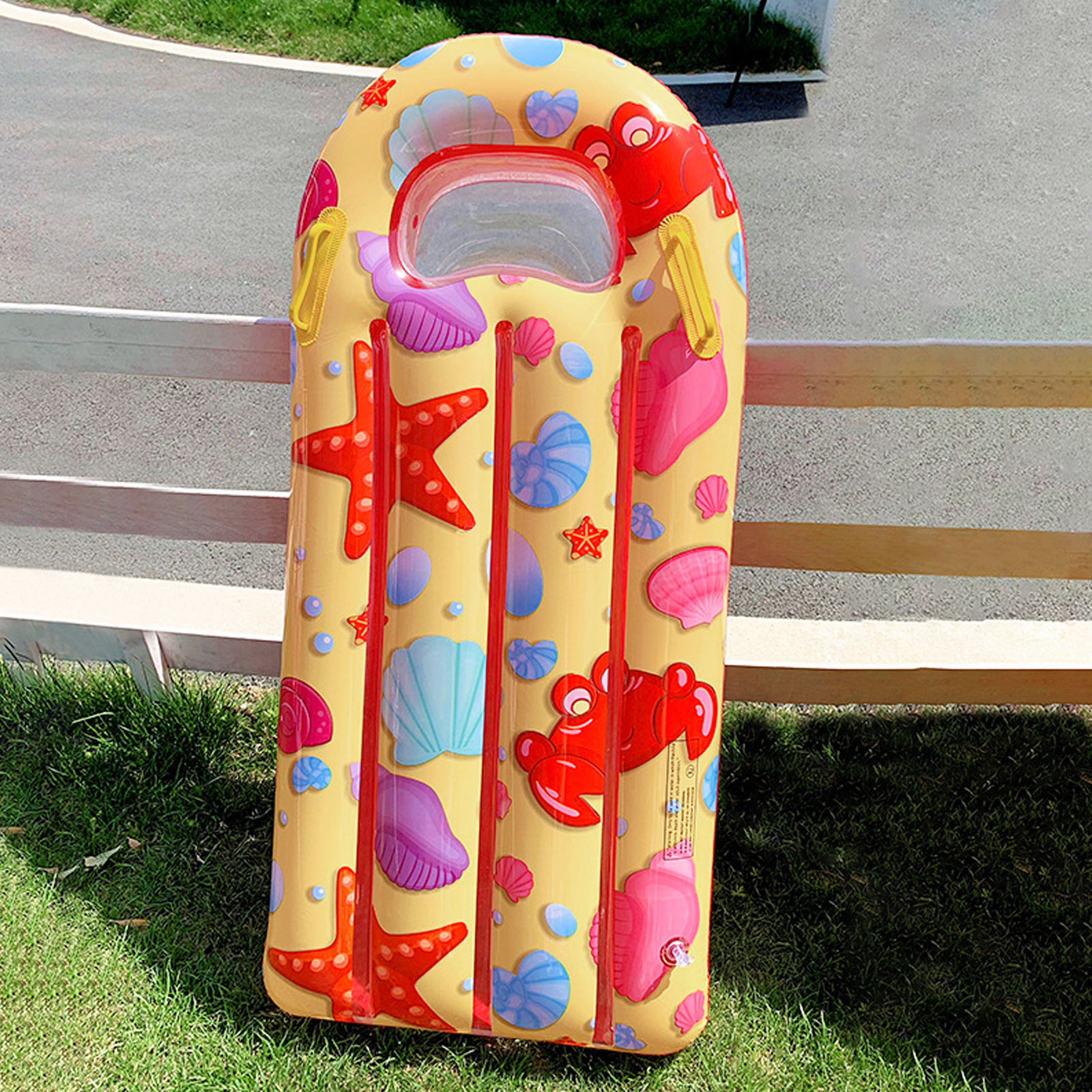Swimming Pool Float With Handle Thickened PVC Children Inflatable Water ...