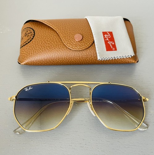 Ray-Ban rb3648m The Marshal, Gold/Blue-Gradient. | eBay