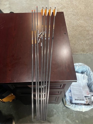 7 KINETIC HUNTER 400 GOLD TIP ARROWS Shafts WITH 4" VANES | eBay