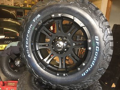 18" RACELINE RAPTOR ALLOY WHEELS & BFG AT KO2 FORD RANGER L200 D MAX ...