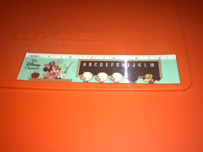 VTG Disney Channel Vari-Vue Flicker Ruler Minnie Huey Dewey Louie ...