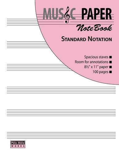 MUSIC PAPER NoteBook - Standard Notation 9780983049852| eBay