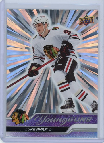 2023-24 Upper Deck Luke Philp Young Guns Rookie Silver Outburst -Chi ...