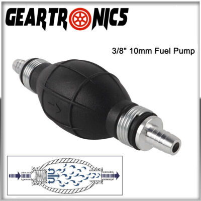 1x 3/8'' Hand Primer Bulb Outboard Car Marine Boat Gas Fuel Line Pump ...