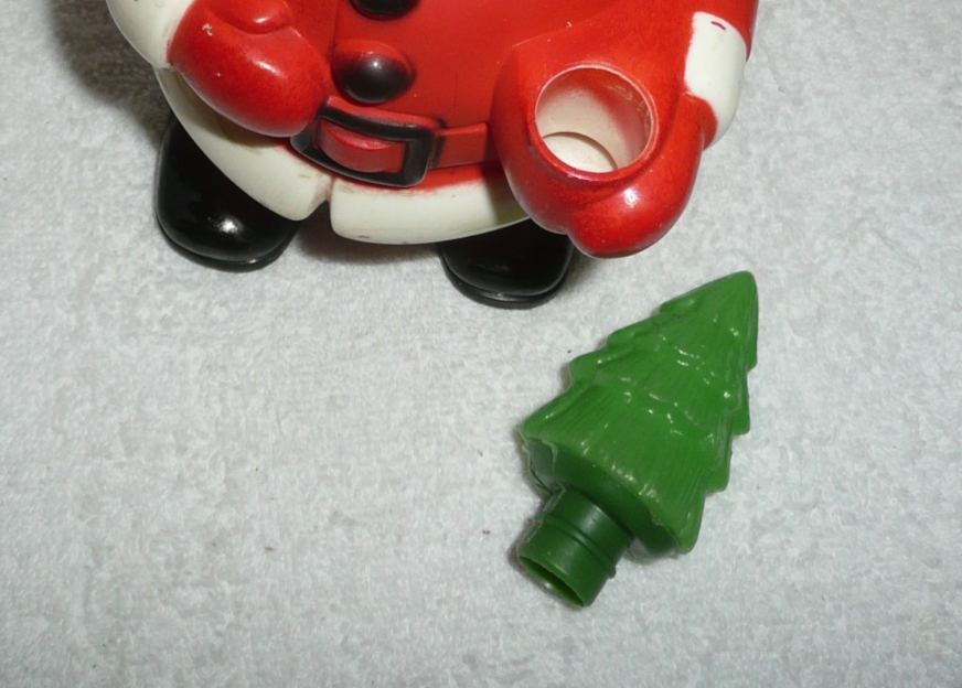 VINTAGE ROYALITE ALL PLASTIC ILLUMINATED CHRISTMAS ANGEL & SANTA CLAUS ...