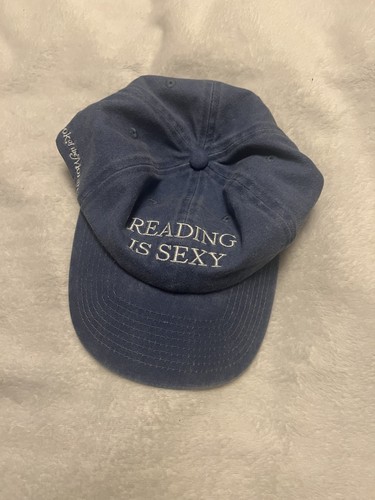 Reading Is Sexy Slideback Baseball Cap Blue OS Adjustable Book Of The ...