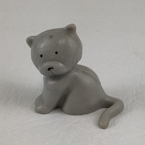 Holly Hobbie Carrie Doll Pet Gray Cat Mini Figure Kitten Vintage ...