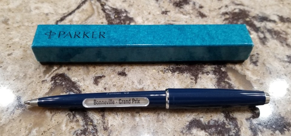 1969 Pontiac "The Great Breakaway" Parker Window Pen - GTO Firebird ...