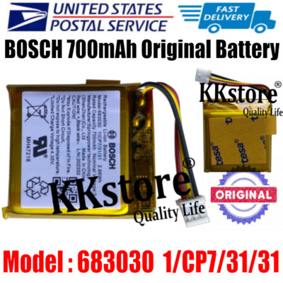 USPS For BOSCH 700mAh Battery Rechargeable Li-ion Battery 683030 ...