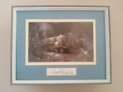 David Shepherd Steam Train print 'On Shed' signature in mount FRAMED | eBay