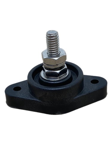 BLACK 160A Single Large Power Distribution Post M10 Stud 48V DC VTE ...