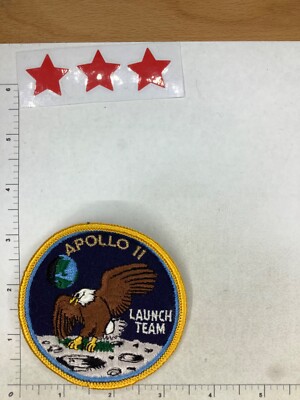 VINTAGE ORIGINAL APOLLO 11 LAUNCH TEAM PATCH | eBay