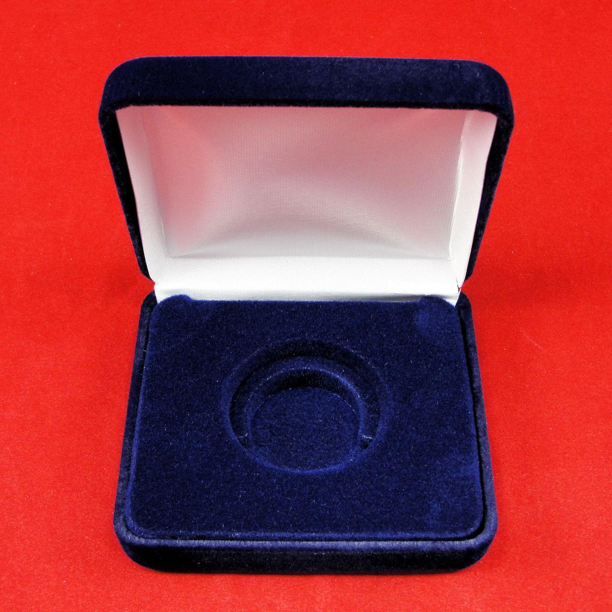 Presentation Blue Velvet Coin Box w/Choice of 1 T Model AirTite Capsule ...