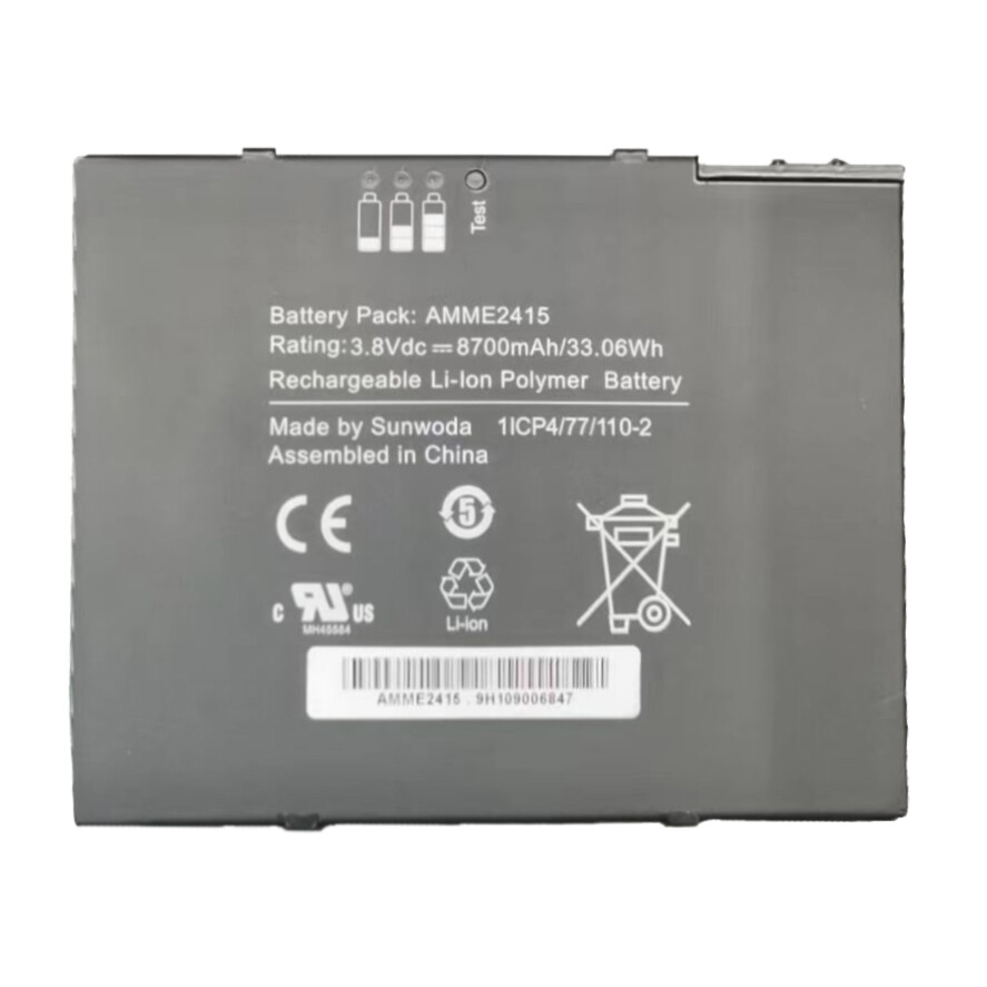 Genuine new 3.8V 8700mAh 33.06Wh AMME2415 battery for ZEBRA ET50 ET55 ...