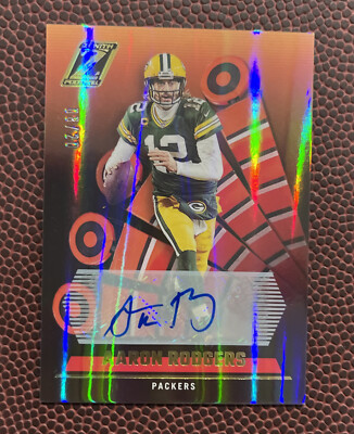 2022 Panini Zenith Aaron Rodgers Auto SP /20 Packers Jets | eBay
