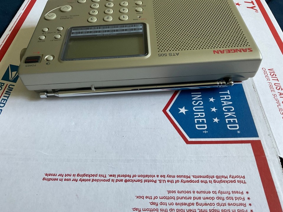 Sangean ATS-505 AM/FM MW/LW/SW Shortwave Stereo World Radio With Case ...