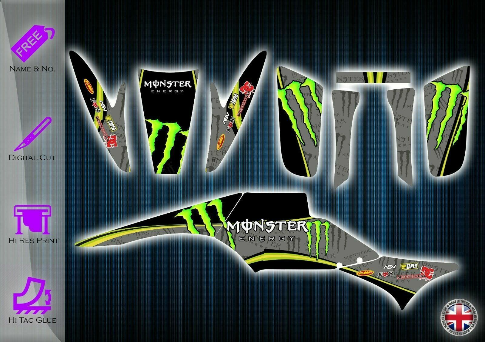 POLARIS SCRAMBLER 500 STICKERS - GRAPHICS KIT - DECAL - TRAIL BLAZER ...