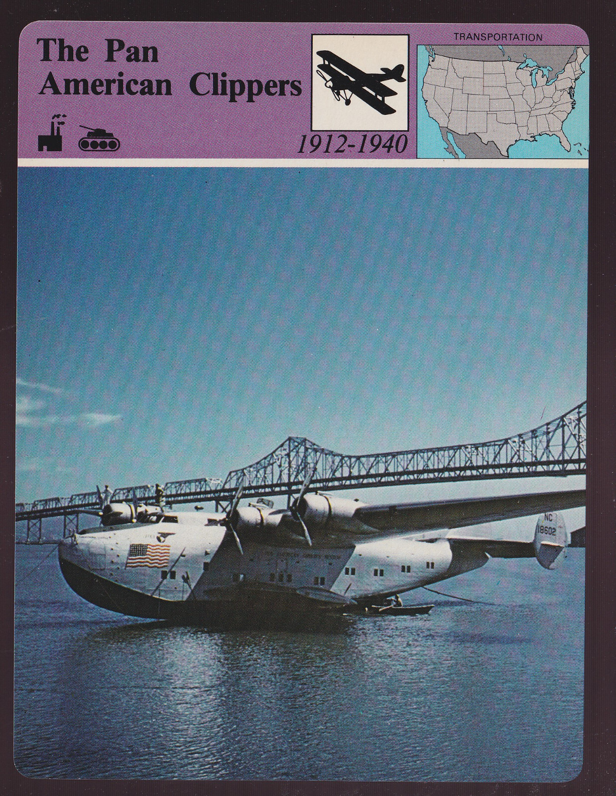 THE PAN AMERICAN CLIPPERS Airplane Photo Pan-Am 1979 STORY OF AMERICA ...