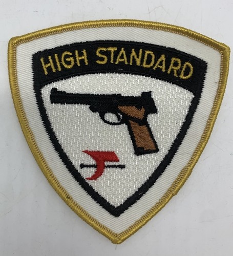 NOS Vintage High Standard Pistol Embroidered Patch 4” X 4” | eBay