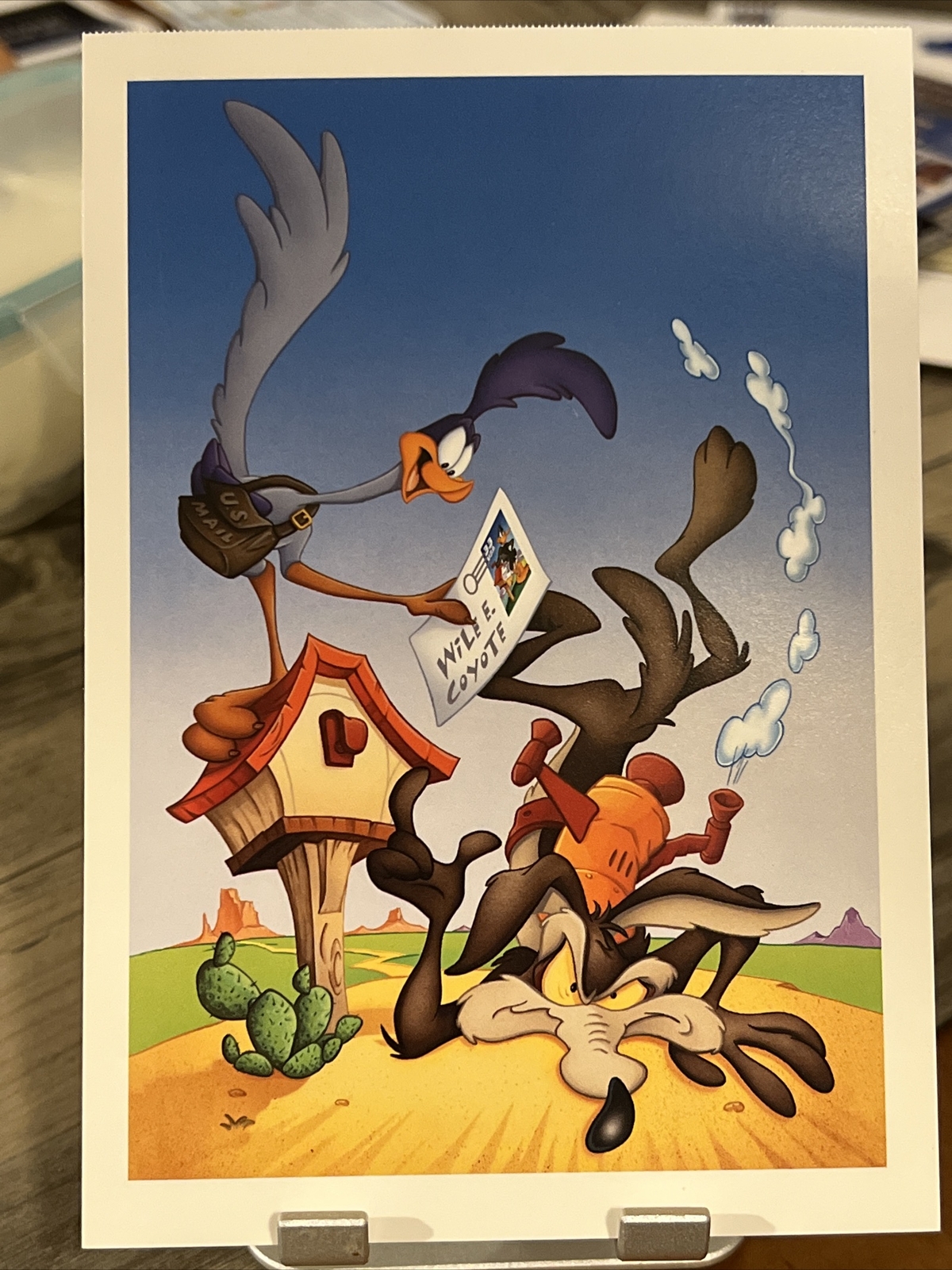 Postcard WILE CAYOTE & ROAD RUNNER 2000 Looney Tunes WARNER BROS | eBay