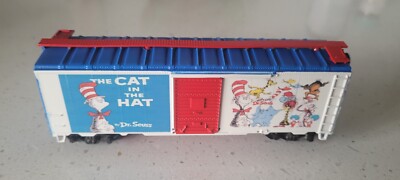 Athearn HO 40ft Box Car-custom painted & decaled - Cat in the Hat | eBay